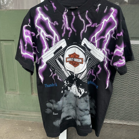 Harley Davidson Lightning Shirt